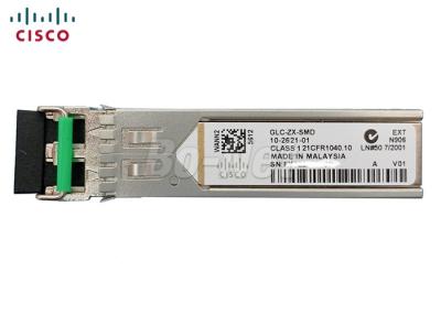 China Durable Used Cisco Modules GLC-ZX-SMD= 1000BASE-ZX SFP 1550nm SMF DOM for sale