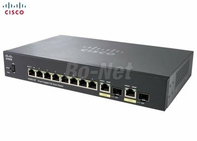 China SG250-10P 10 Port Gigabit PoE Network Switch Original Cisco SG250-10P-K9-CN Durable for sale