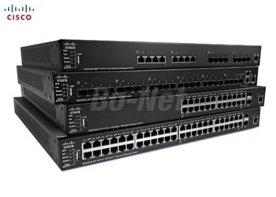 China 48 Port Cisco Gigabit Switch POE 4x 10G SFP Stackable Managed SG350X-48MP-K9-CN for sale