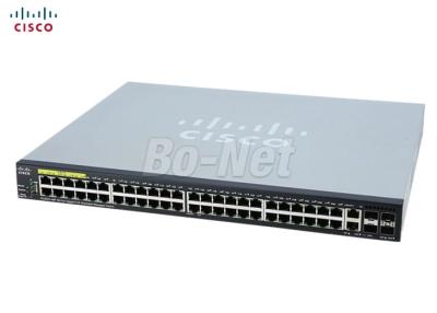 China Reset Button Cisco 48 Port Gigabit Switch Poe Cisco SG350X-48P SG350X-48P-K9-CN for sale