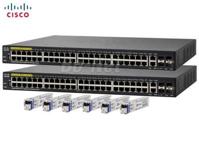 China 52 Port Cisco Gigabit Switch , PoE Managed Switch 740W 2 Gigabit Copper SFP Combo Port for sale
