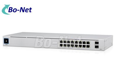 China 18W Cisco Gigabit Switch UniFi 16 RJ45 Port PoE Gen2 USW-16-POE With 802.3af/at for sale