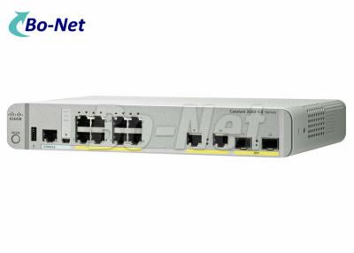 China IP Base Network Cisco POE Switch WS-C3560CX-8PC-S 8 GE PoE+ 2 X 1G SFP+ 240 Watt for sale