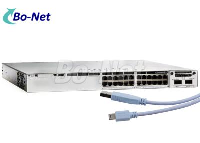 China New Original Cisco Gigabit Switch C9300-24S-A 9300 24 Ports GE SFP Modular Uplink for sale