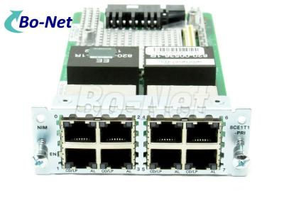 China NIM-8CE1T1-PRI 2.05 Mbit /s WIC 8 Port Used Cisco Modules for sale