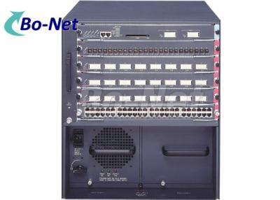 China 6 Slot Chassis Catalyst 6500 Series12RU Cisco Gigabit Switch for sale