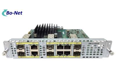 China SM-X-6X1G 6-Port High-Density Gigabit Ethernet WAN Service Module for sale
