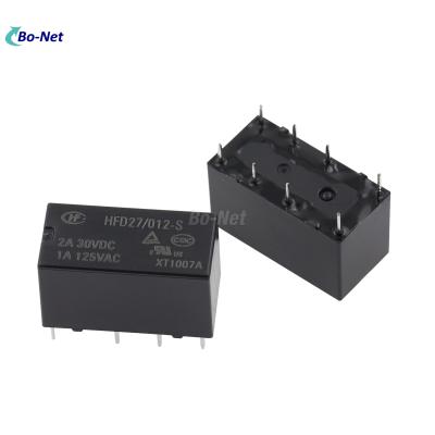 China HFD27-005-S Electronic components Support BOM Quotation 12VDC 2A 8pin relay HFD27-005-S for sale