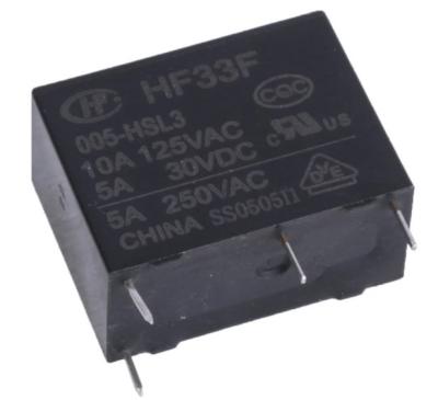 China HF32F-005-HSL3 Electronic components Support 24VDC DC12V 12V 10A 250VAC one normal open for sale