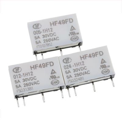 China HF49FD-024-1H12 Hongfa original Relay 4 feet 5A 5V 12V 24V HF49FD-024-1H12 Fast dispatch for sale
