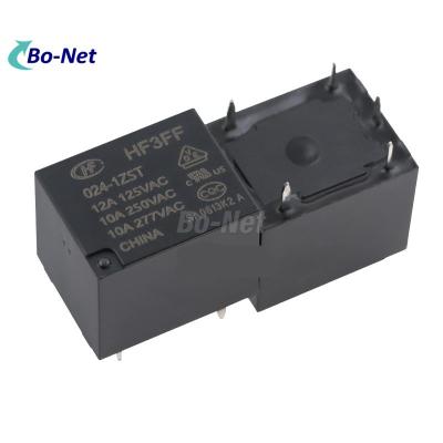 China 12A 5 PIN DIP Electromagnetic Power Relay HF3FF-024-1HST for sale