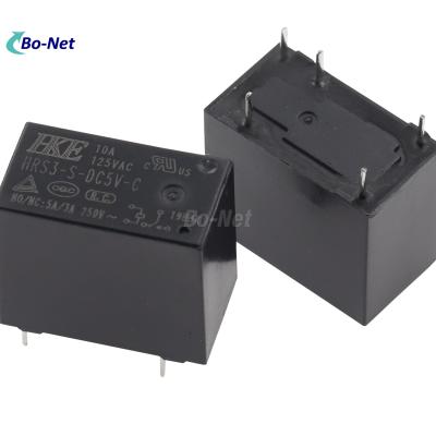 China HKE HRS3-S-DC12V-C  original Electronic HRS3-S-DC24V-C power relay 10A 125V DIP5 for sale