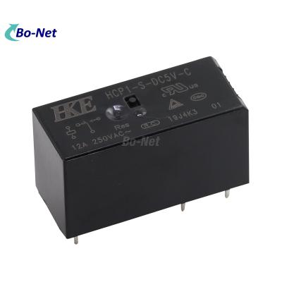 China HKE HCP1-S-DC12V-C 12A 5PIN original Electronic power relay for sale