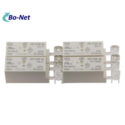 China New Original 5V Relay HFHONGFA 115F-Q-012-1H HF115F-Q Series 5VDC A Group Of Normally Open 18A 250VAC Power Relay for sale