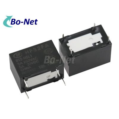 China 4 Pins 5A 250VAC Electromagnetic Power Relay HF32FA-005-HSL1 HF32FA-024-HL1 for sale