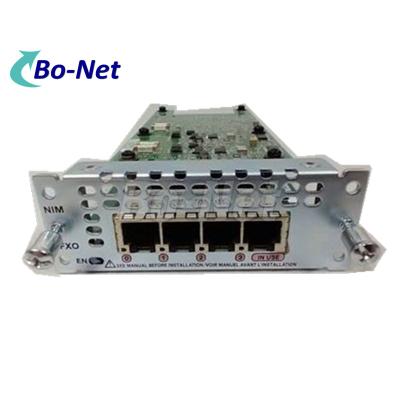 China CISCO NIM-4FXO 4300 series router New in Box 4 Port Networking Voice Interface Hub Card Module for sale