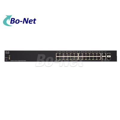 China CISCO SG250-26-K9-CN 26 Ports Gigabit + 2 Combo Ports Switch CISCO 250 Series Smart Switch for sale