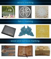 China Optical Fiber Laser Marking Machine 50w 30w 20w With EZCAD Software for sale
