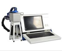 China Portable Handheld Laser Marking Machine Air Cooling Metal Fiber Laser Marking Machine 30w for sale