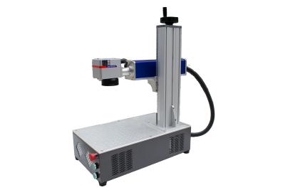 China Desktop Fiber Laser Marking Machine 20W For Metal Logo Calling Card for sale
