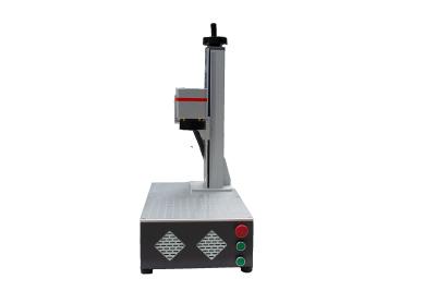 China Portable Fiber Laser Marking Machine 50w 30w 20w Fiber Laser Engraving Machine With Axis for sale