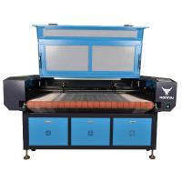 China Automatic Fiber Laser Cutting Machine 150W For Sportswear Garment for sale