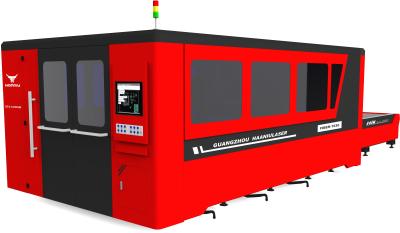China SS CS AL Metal Enclosed Laser Cutting Machine , Precision Laser Cutting Machine 3000W 6000W for sale