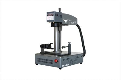 China Desktop Fiber Laser Marking Machine 20W 30W 50W Engraver For SS CS AL Name Card Logo for sale