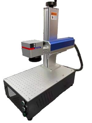 China 30W Handheld Portable Fiber Laser Marking Machine with 0.001mm Precision Air-Cooled Design for sale