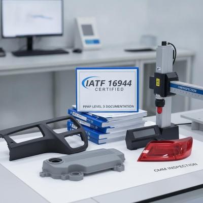 China IATF 16949 Certified Automotive Plastic Injection Molding with PPAP Level 3 Documentation and CMM Inspection for sale