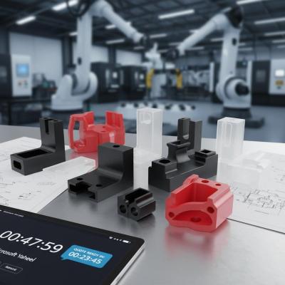 China Expedited 5-Axis CNC Machined Plastic Parts with 24-Hour Quote and 48-Hour Prototype Delivery for sale