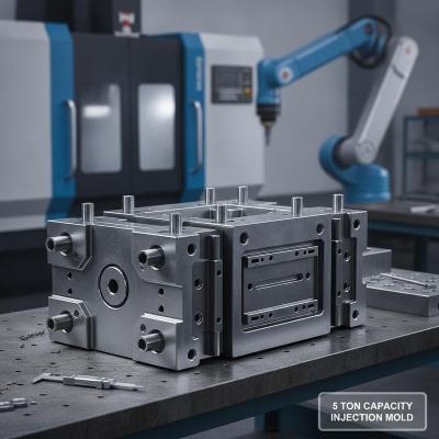 China Large Format CNC Machined Mold Base with HASCO DME Standard Components for 5 Ton Capacity Injection Mold for sale