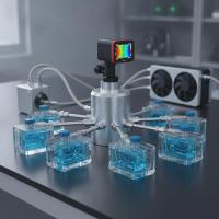 China High Efficiency Water Cooling Manifold System with Balanced Cooling, Individual Flow Control per Cavity, and Thermal Imaging Verification for sale
