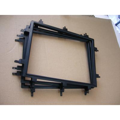 China Single shot injection molding/LCD Bezel/material ABS/ Black/ texture surface for sale