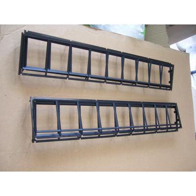 China Multi Cavity Single Shot Injection Molding For Texture Finish Black ABS LCD Bezel for sale