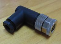 China Custom Electronics Injection Molding For Assembled M8 M12 Female 90 Degree Connector for sale