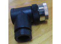 China Custom Electronics Injection Molding For Assembled M8 M12 Female 90 Degree Connector for sale