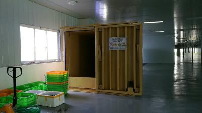 China Industrial Vacuum Refrigeration Chiller 7000KG Capacity 12-14 Pallets 220V 50Hz Hermetic Scroll Compressor for sale