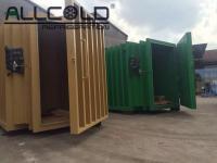 China Painted Steel Vacuum Chiller 2 Pallets Capacity 800-1000kg for Lettuce Broccoli Watercress Cooling for sale