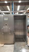 China 21KW R404A Industrial Vacuum Cooler with 2 Trolleys for 250-300kg Food Processing Capacity for sale
