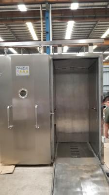 China 21KW R404A Industrial Vacuum Cooler with 2 Trolleys for 250-300kg Food Processing Capacity for sale