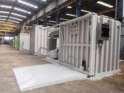 China PLC Control 15min Vegetable Vacuum Cooler R404A 500-5000kg Capacity for sale