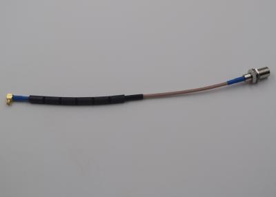 China 75 OHM F Female To MCX Male RF Cable Assembly With RG-179 Dual Shield Cable for sale