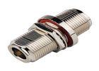 China Bulkhead Straight O Ring RF Coaxial Connectors N Female To N Female Adapter for sale