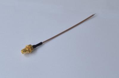 China Wireless Industrial RF Cable Assembly Extension SMA Female With Pigtail RG178 Cable for sale