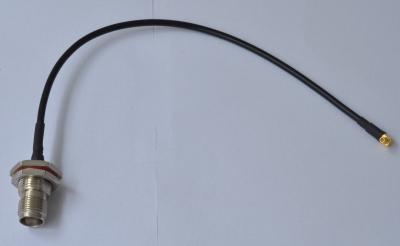 China Custom RF Cable Assembly TNC Female To MMCX Male Connector RG 174 Cable for sale
