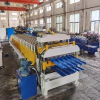 China Triple Layer Roof Sheet Roll Forming Machine Corrugated Tile for sale