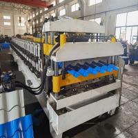 China Triple Layer Roof Sheet Roll Forming Machine Corrugated Tile for sale