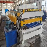 China Triple Layer Roof Sheet Roll Forming Machine Corrugated Tile for sale