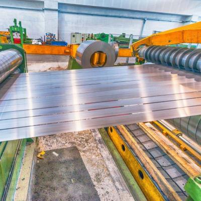 China Building Material Shops High Rigidity Aluminum Roll Steel Slitting Line With 500 1500mm Cutting Width for sale